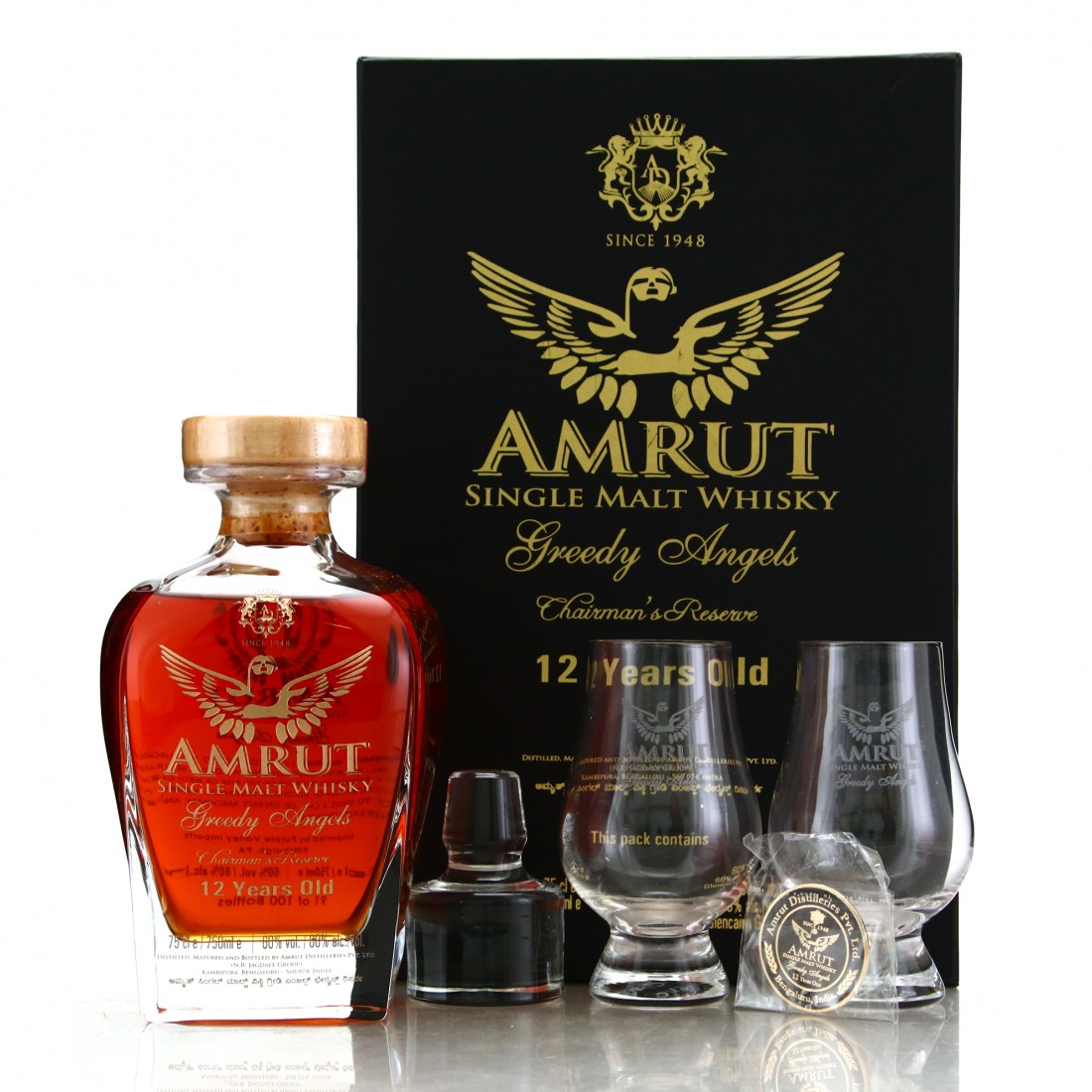 Amrut Greedy Angels 12 Year Old Chairman's Reserve / LMDW 60th ...