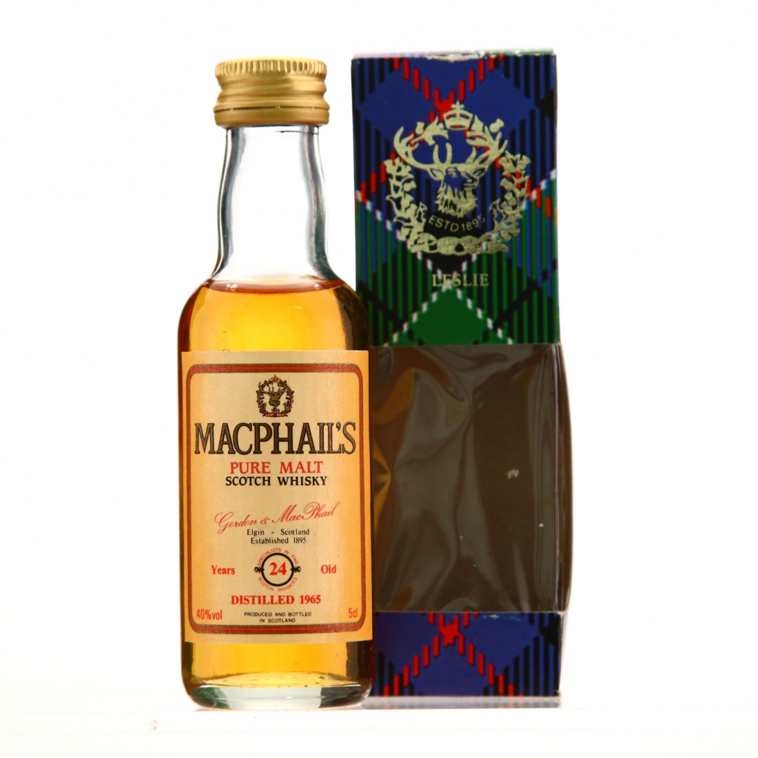 MacPhail's 1965 24 Year Old Pure Malt Miniature | Whisky Auctioneer