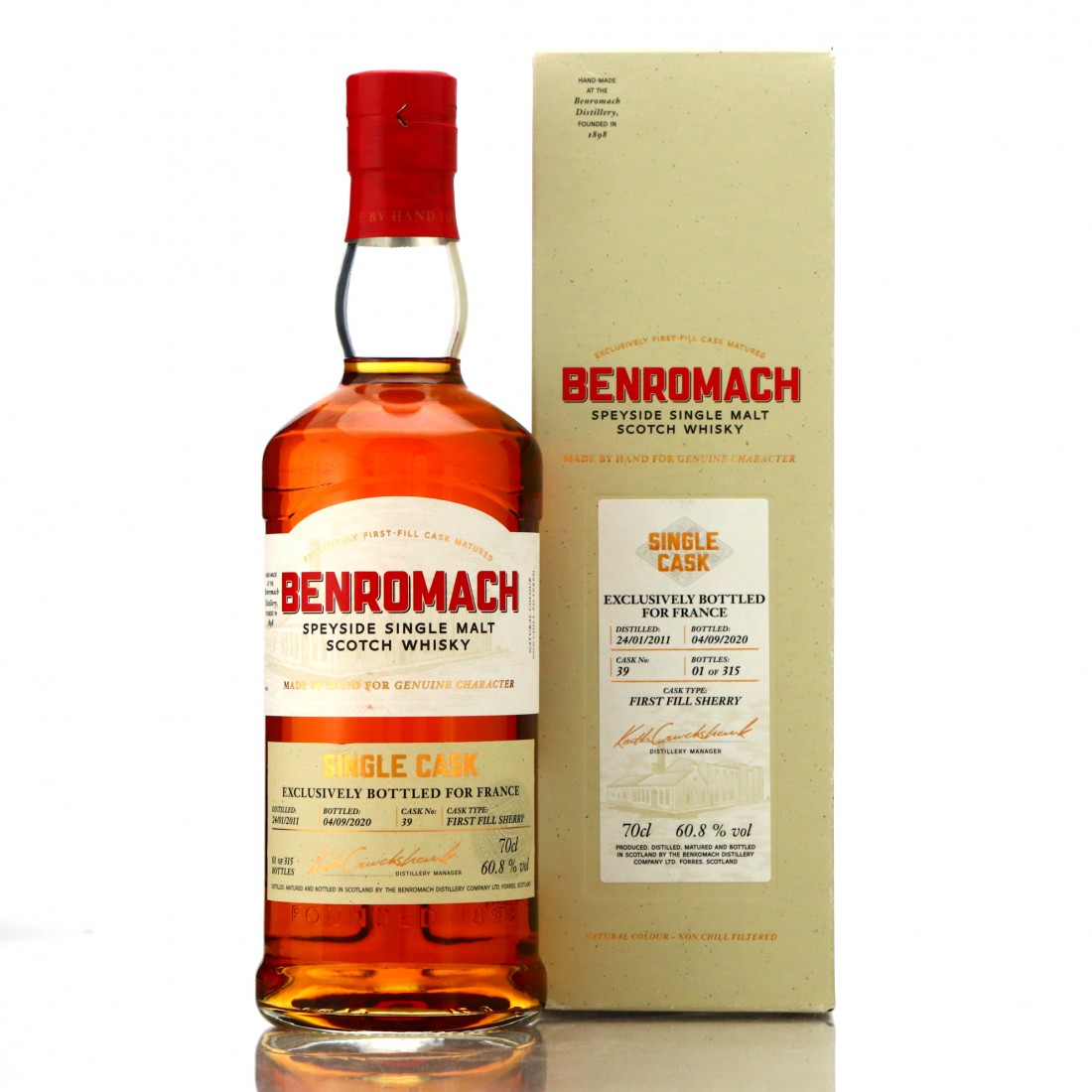 Benromach 2011 Single Sherry Cask #39 / France | Whisky Auctioneer
