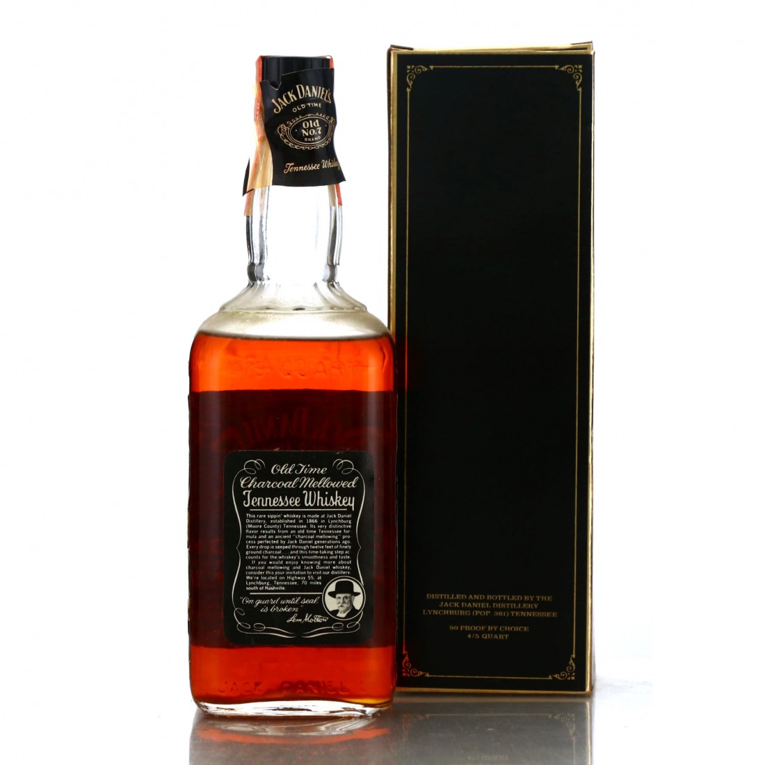 Jack Daniel's Old No.7 Brand 90 Proof 1972 | Whisky Auctioneer