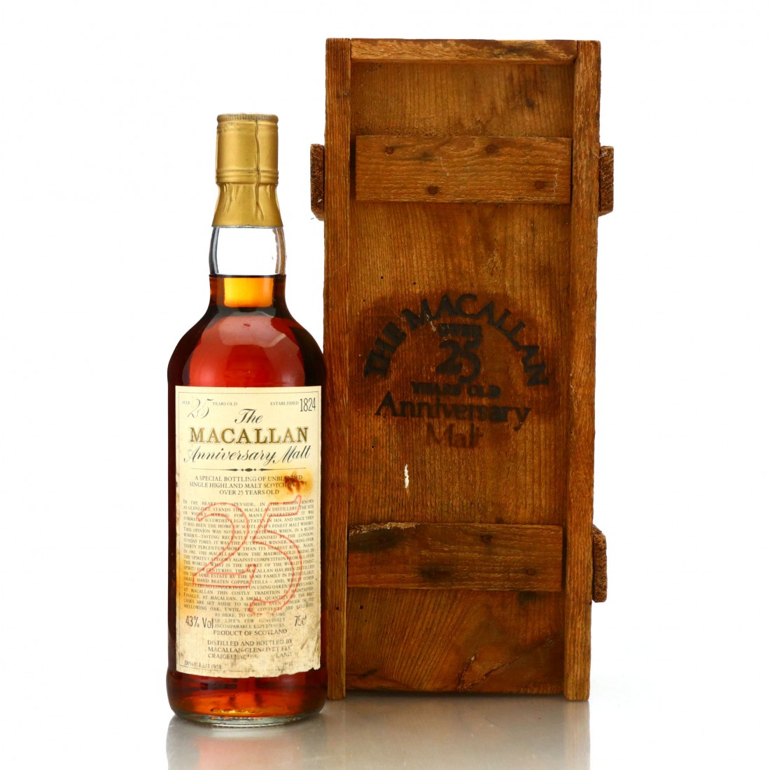 Macallan 1958 Anniversary Malt 25 Year Old | Whisky Auctioneer