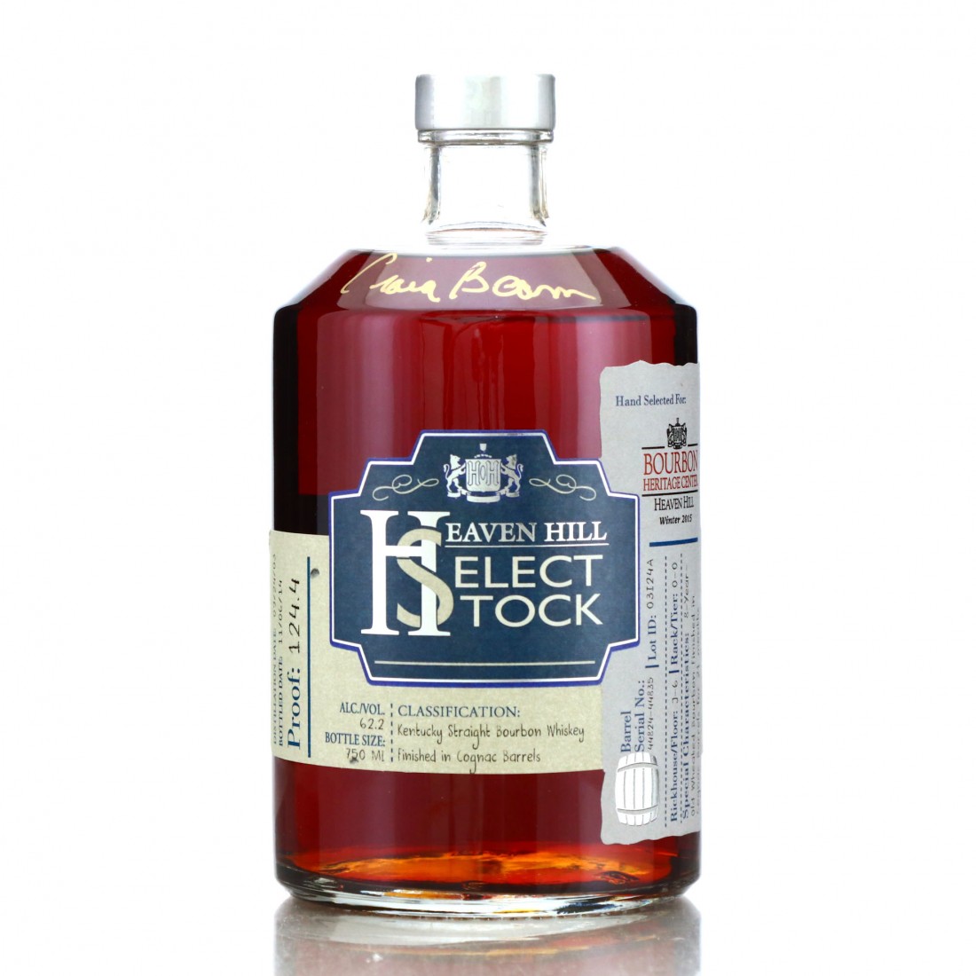 Heaven Hill 2003 Select Stock Cognac Finish / Bourbon Heritage Centre ...