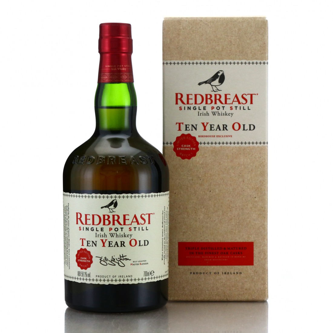 Redbreast 10 Year Old Cask Strength Batch #1 / Birdhouse | Whisky ...