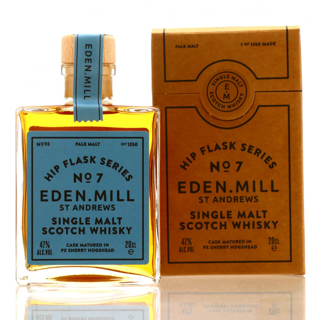 Eden Mill Hip Flask Series No.7 20cl / Pale Malt, PX Hogshead | Whisky ...