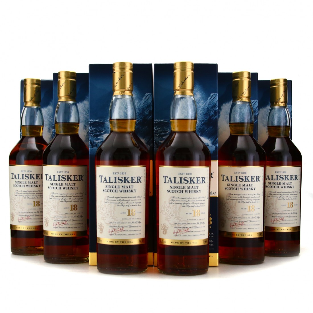 Talisker 18 Year Old 6 x 70cl pre-2021 | Whisky Auctioneer