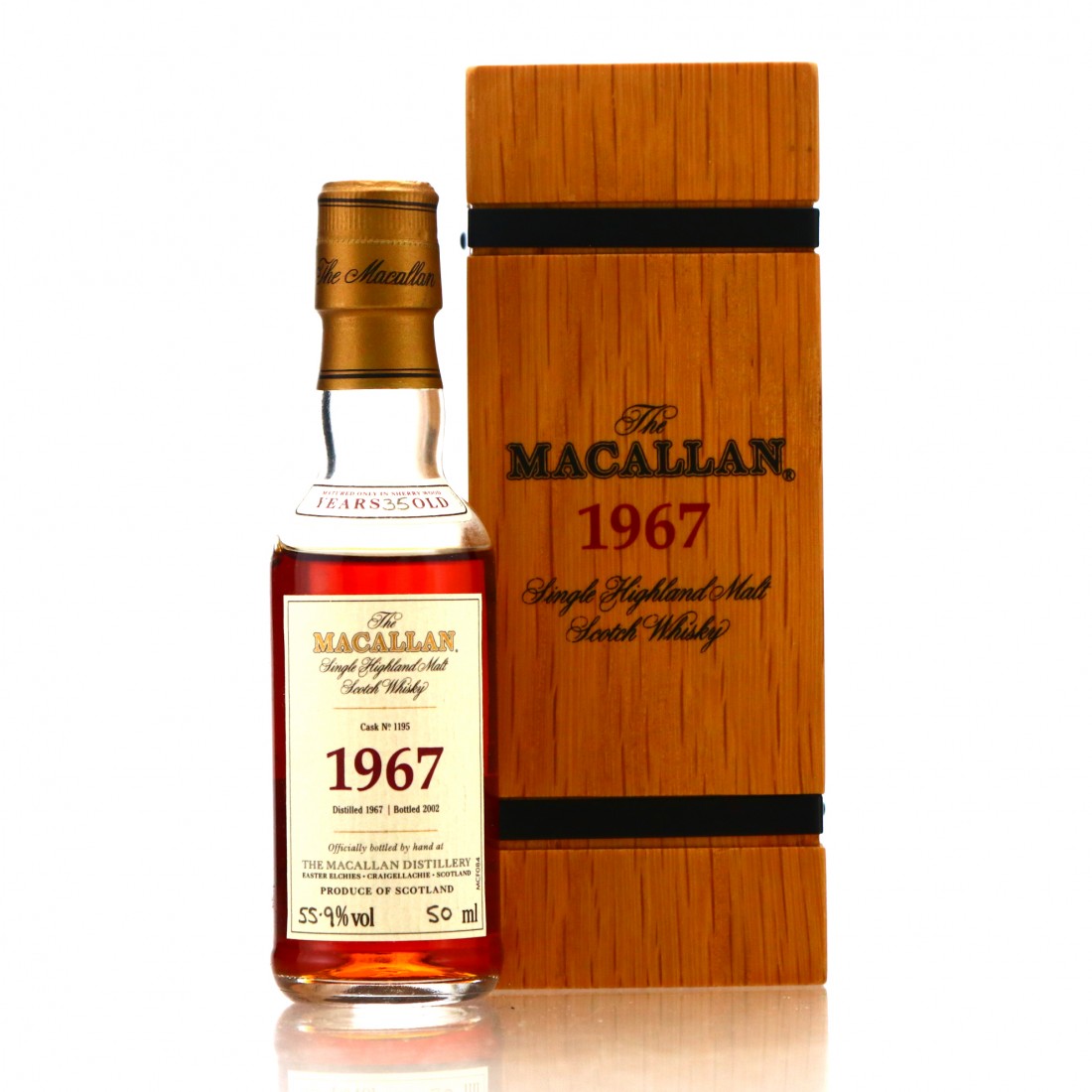 Macallan 1967 Fine and Rare 35 Year Old #1195 Miniature | Whisky Auctioneer