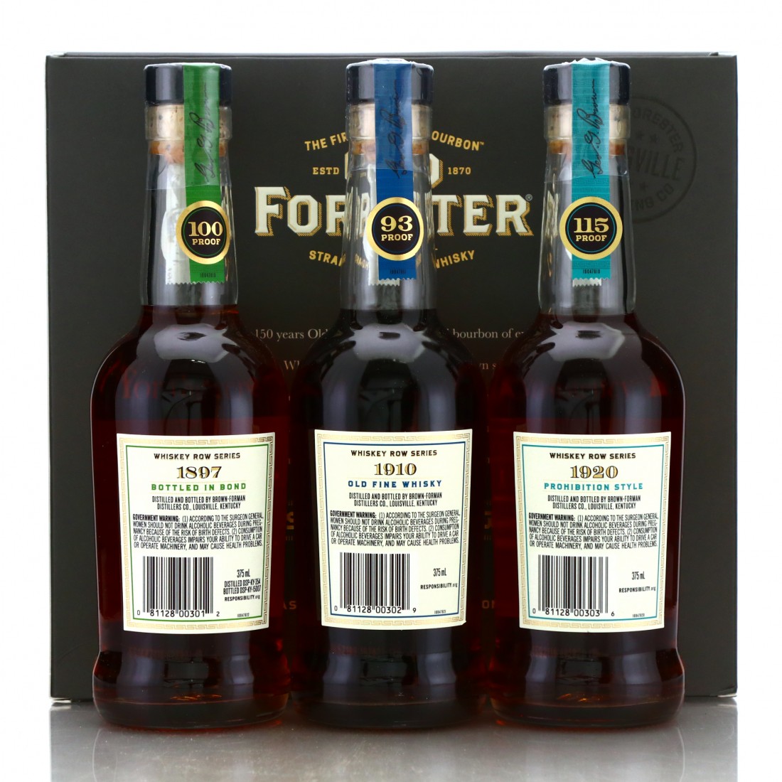 Old Forester Whisky Tasting Set 3 x 37.5cl | Whisky Auctioneer