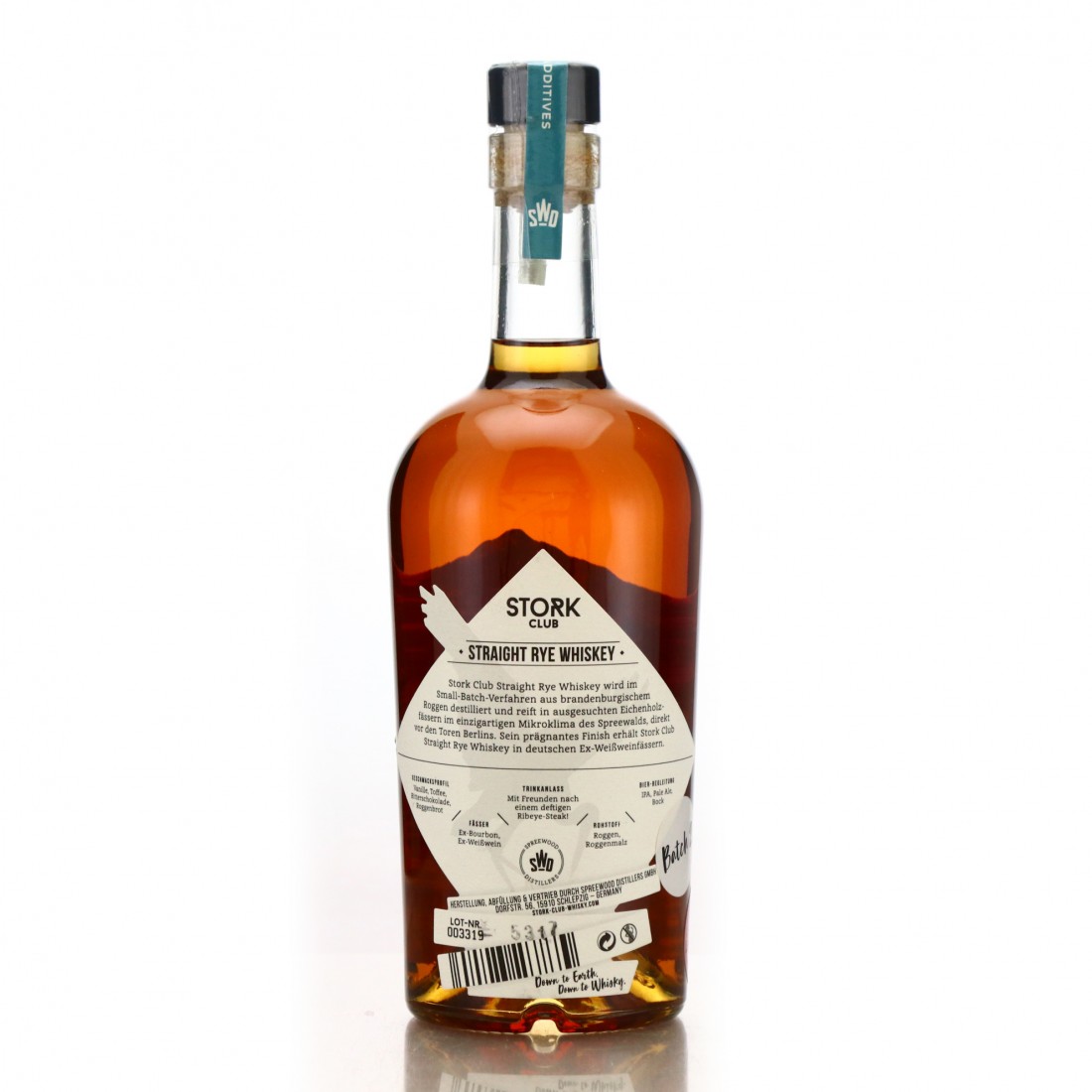 Stork Club Straight Rye 50cl / Batch #2 | Whisky Auctioneer