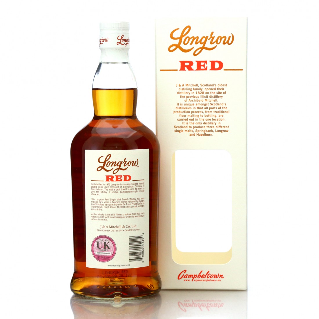 Longrow Red 10 Year Old Refill Malbec | Whisky Auctioneer