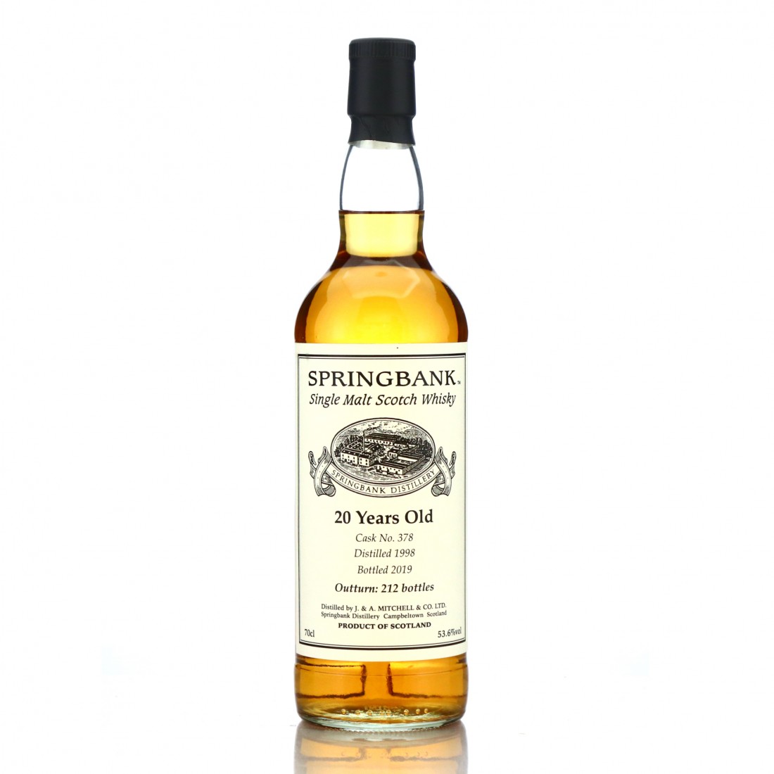 Springbank 1998 Private Cask 20 Year Old #378 | Whisky Auctioneer