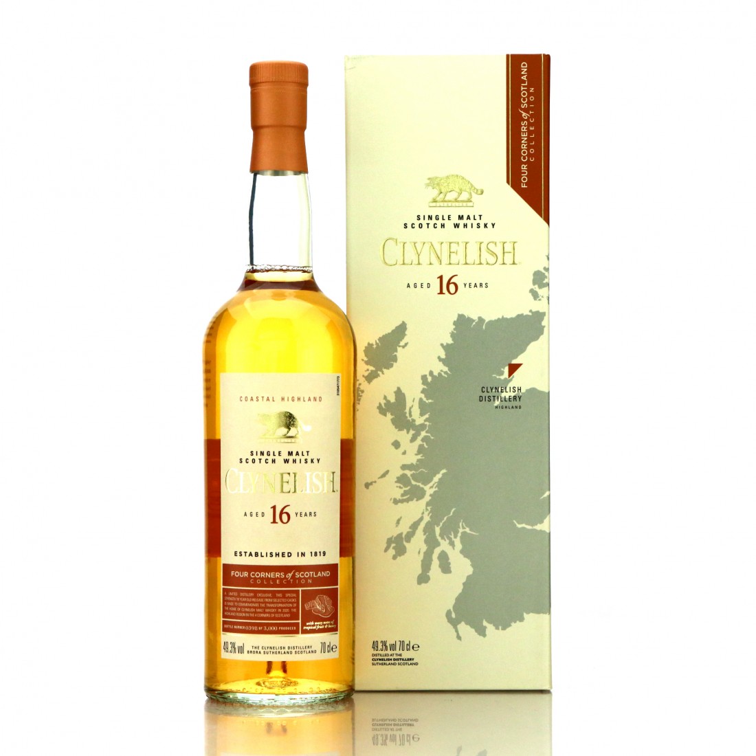 Clynelish 16 Year Old Four Corners of Scotland | Whisky Auctioneer