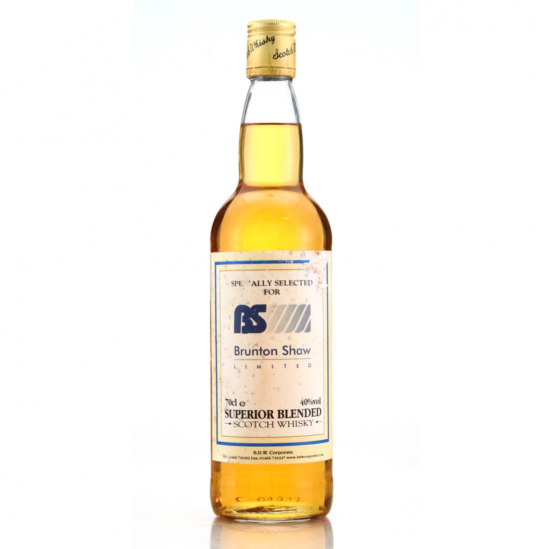 Brunton Shaw Scotch Whisky | Whisky Auctioneer