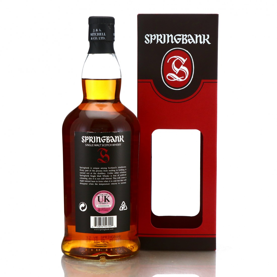 Springbank 12 Year Old Cask Strength 2020 / 56.1% | Whisky Auctioneer