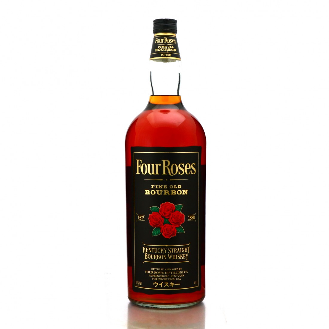 Four Roses Kentucky Straight Bourbon 4.5 Litre / Japanese Import ...