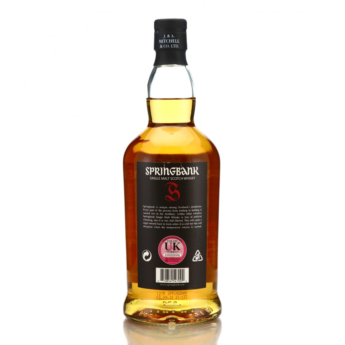Springbank 12 Year Old Cask Strength 2021 / 55.9% | Whisky Auctioneer