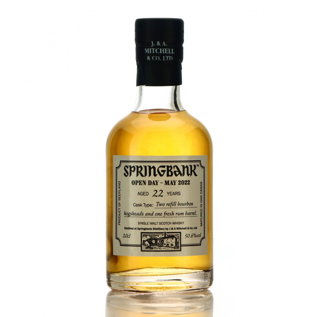 Springbank 22 Year Old Bourbon & Rum Casks 20cl / Campbeltown Malts ...