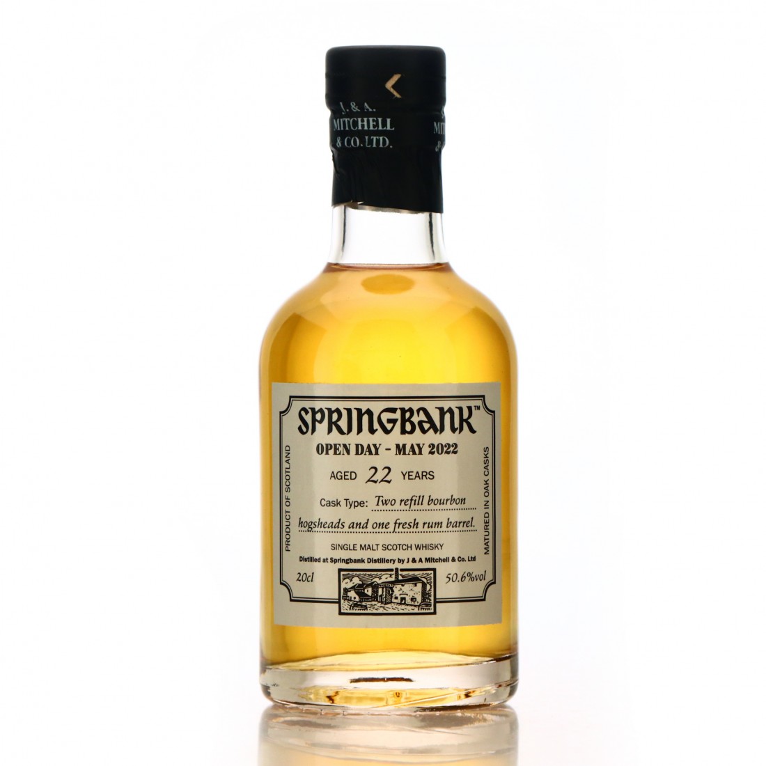 Springbank 22 Year Old Bourbon & Rum Casks 20cl / Campbeltown Malts ...