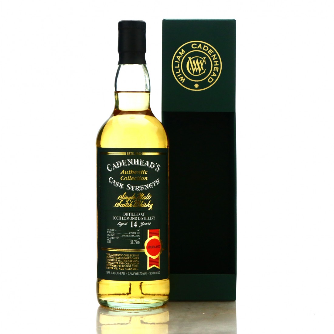 Loch Lomond 2007 Cadenhead's 14 Year Old | Whisky Auctioneer