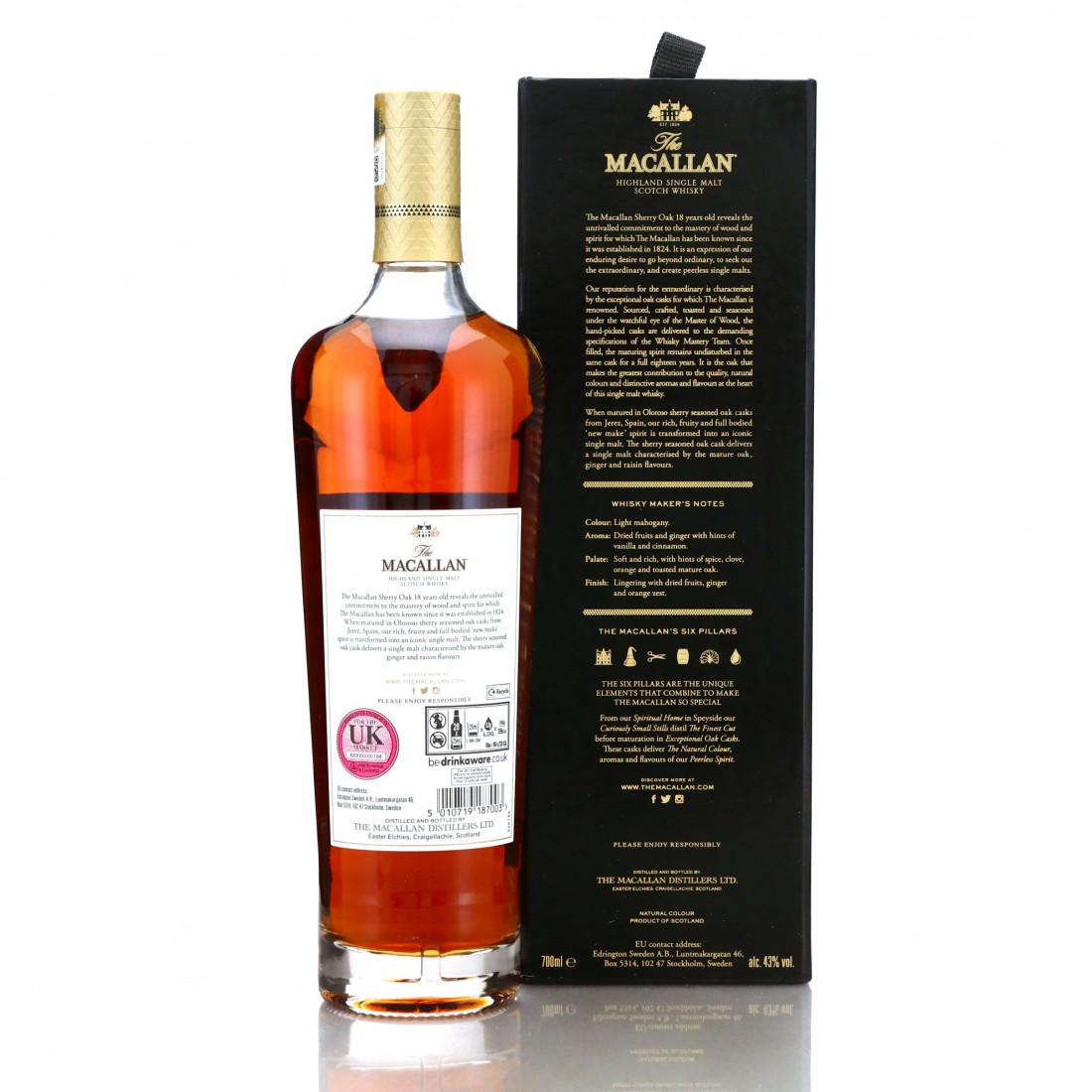Macallan 18 Year Old Sherry Oak 2022 Release | Whisky Auctioneer