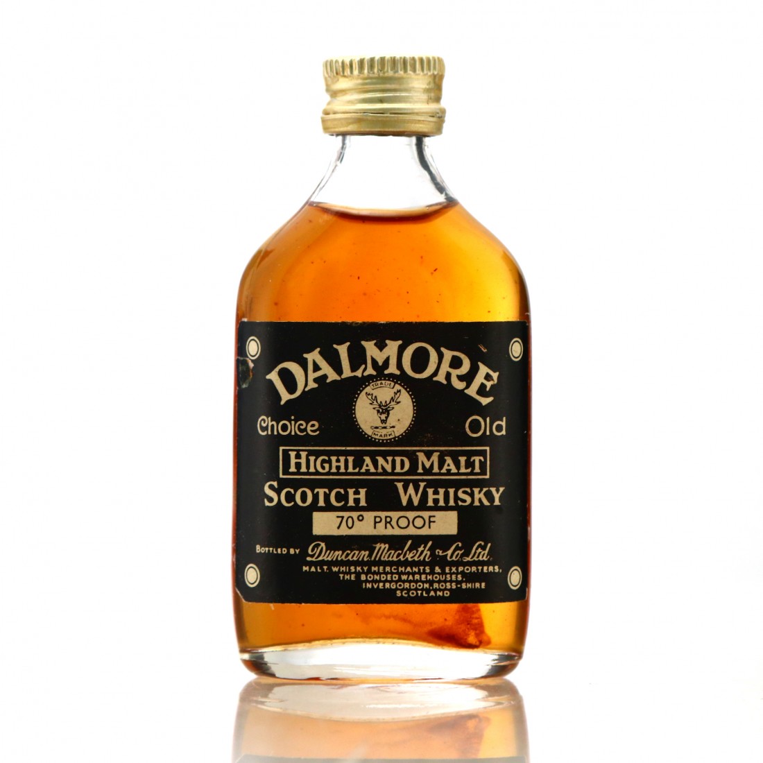 Dalmore 8 Year Old Miniature 1960s | Whisky Auctioneer