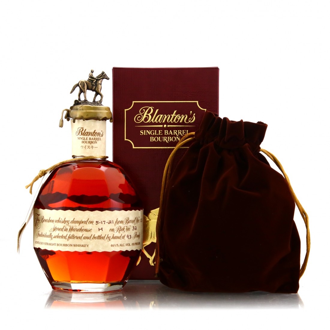 Blanton's Single Barrel dumped 2021 Red Takara | Whisky Auctioneer