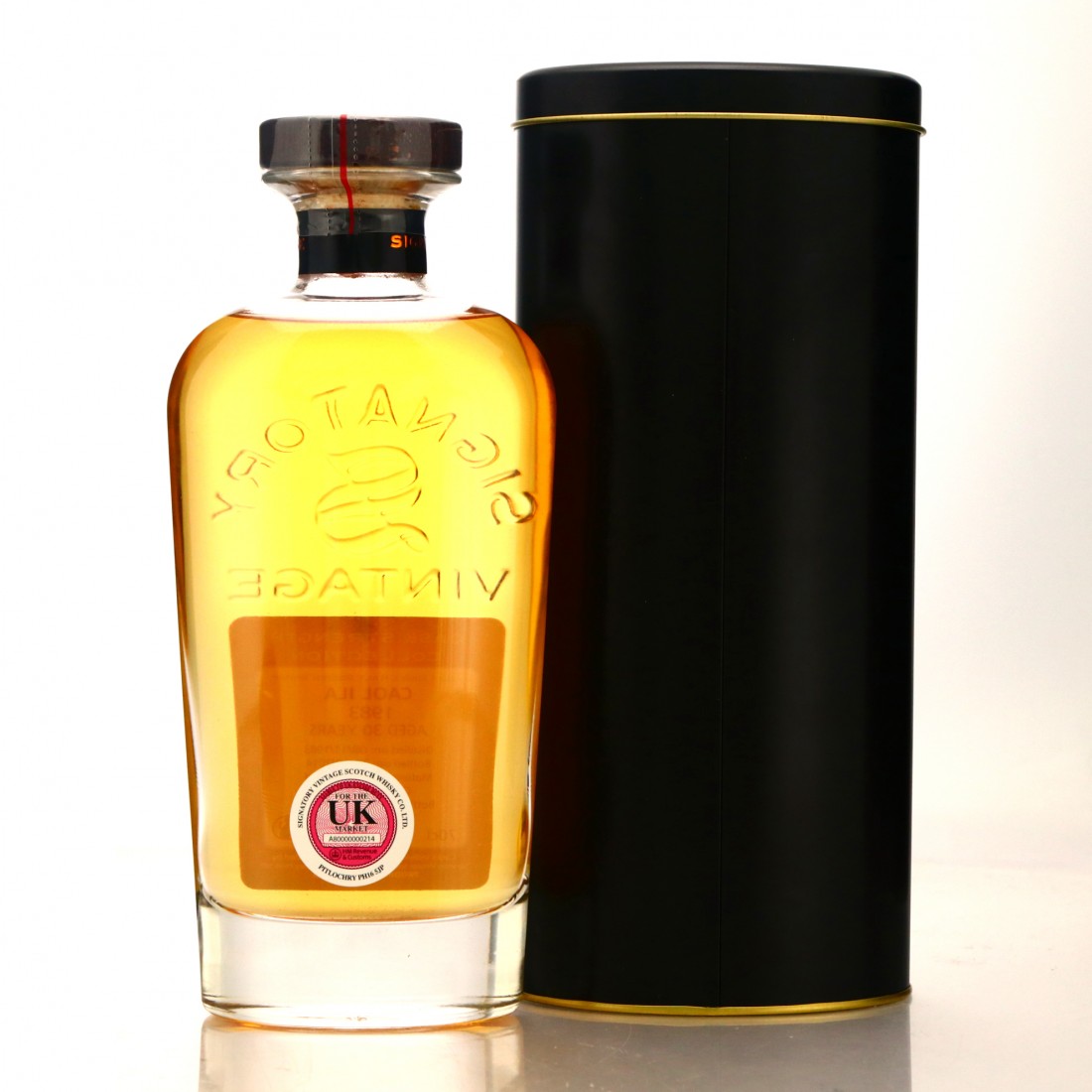 Caol Ila 1983 Signatory Vintage 30 Year Old Cask Strength / Bottle No.1 ...