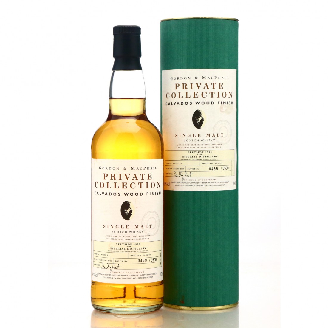 Imperial 1990 Gordon and MacPhail Private Collection / Calvados Wood ...