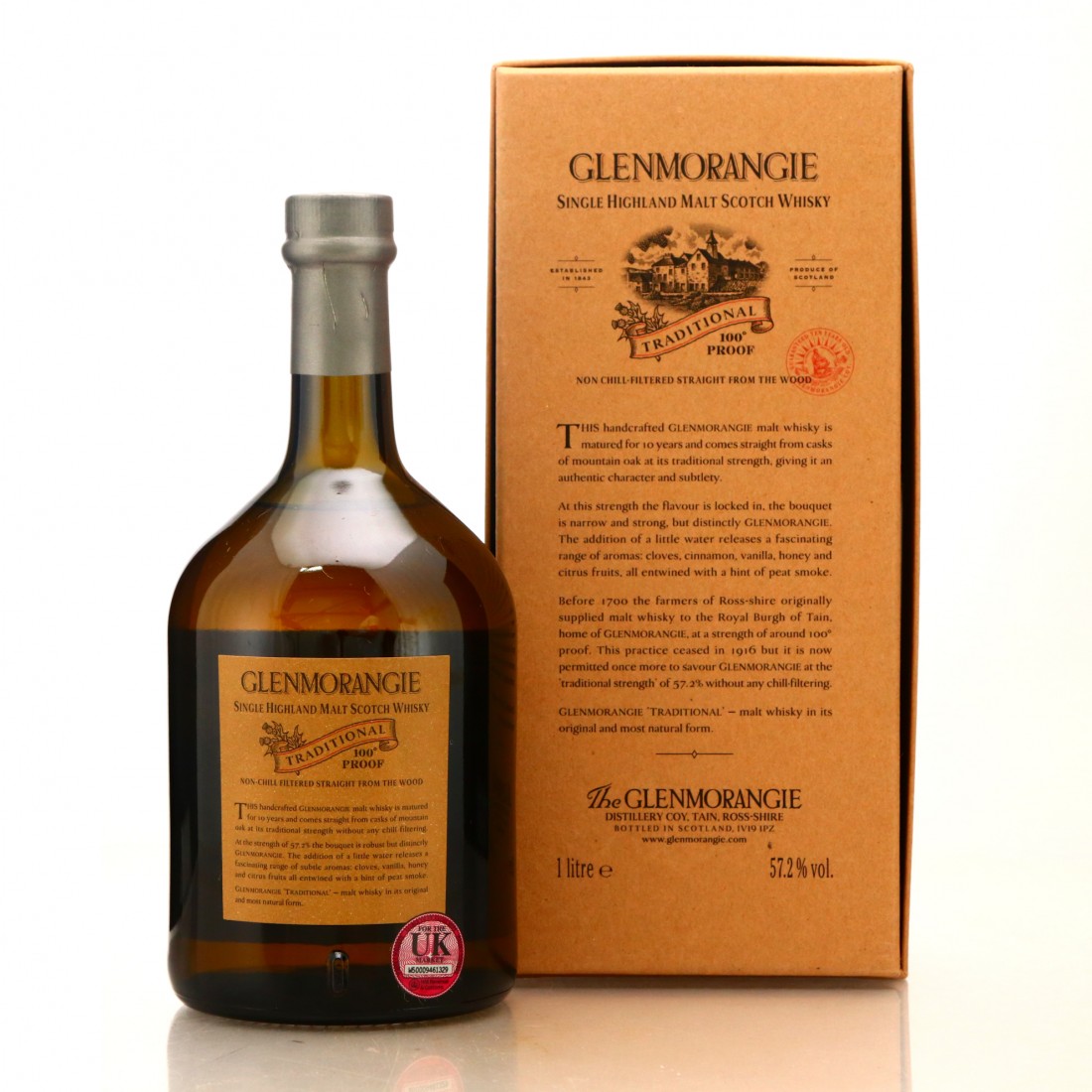 Glenmorangie Traditional 100 Proof 1 Litre | Whisky Auctioneer