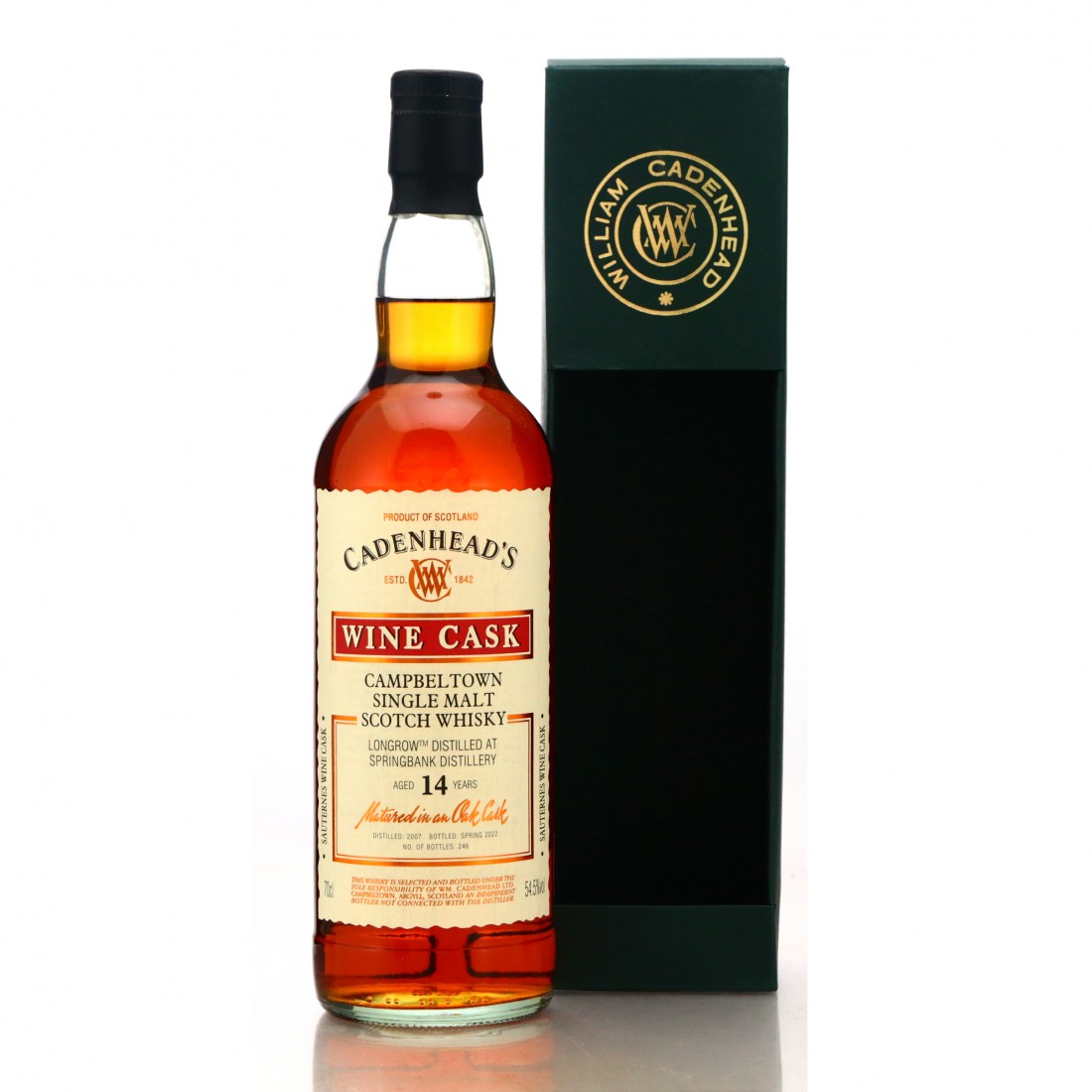 Longrow 2007 Cadenhead's 14 Year Old Wine Cask | Whisky Auctioneer