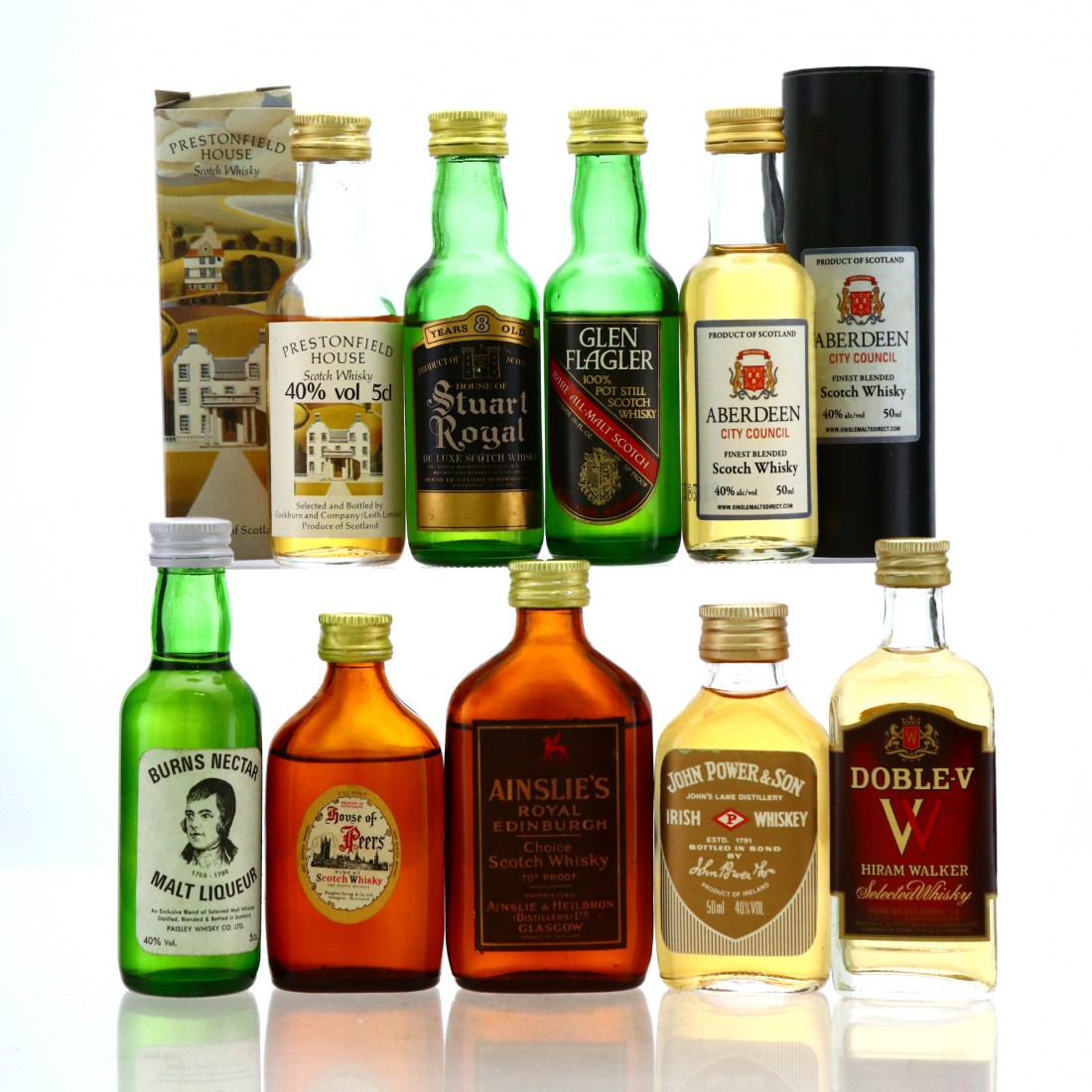Scotch Whisky Miniatures x 9 | Whisky Auctioneer