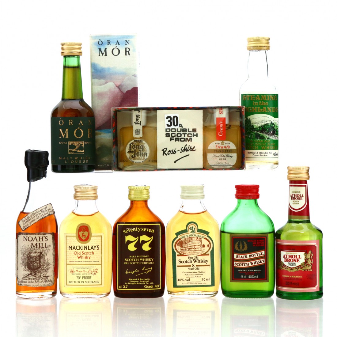 Scotch Whisky Miniatures x 9 | Whisky Auctioneer