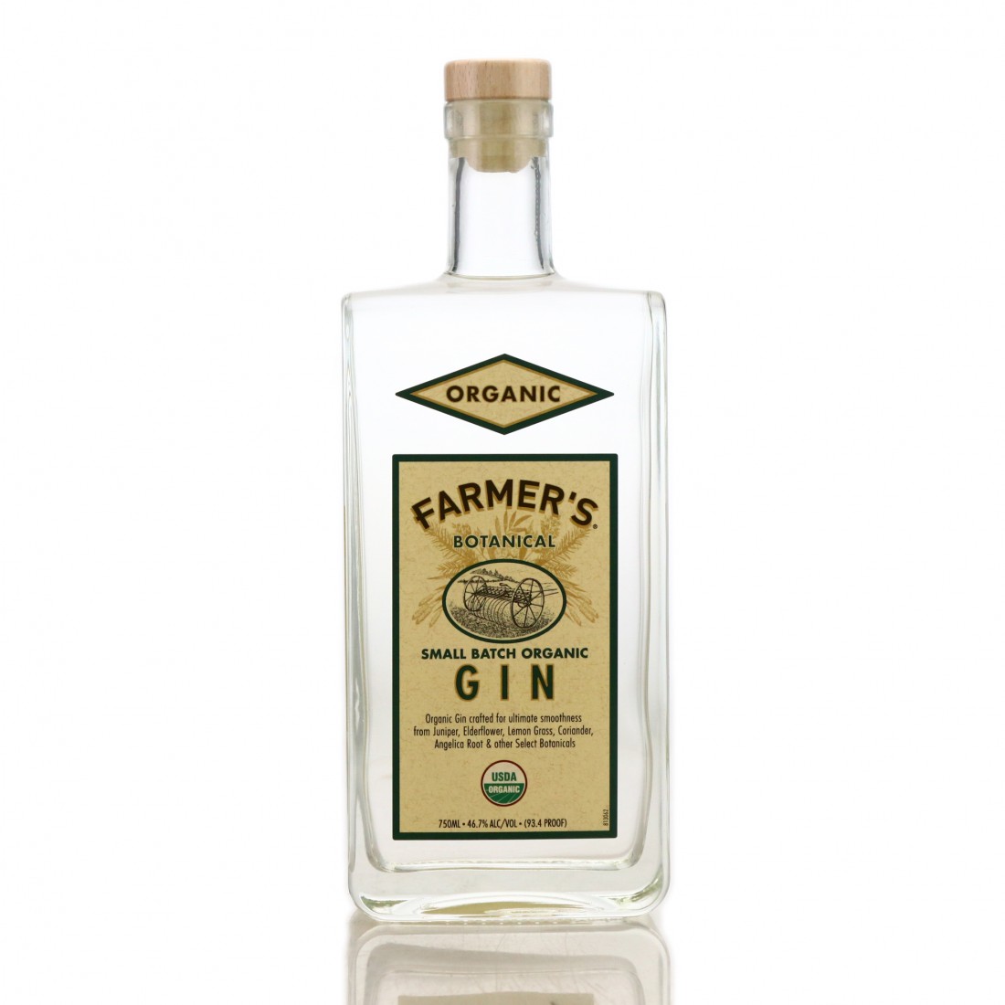 Farmer's Botanical Small Batch Organic Gin 75cl | Whisky Auctioneer
