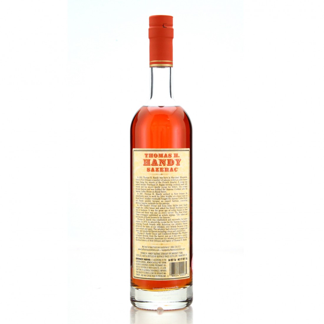 Thomas H Handy Sazerac Rye 2020 Release | Whisky Auctioneer