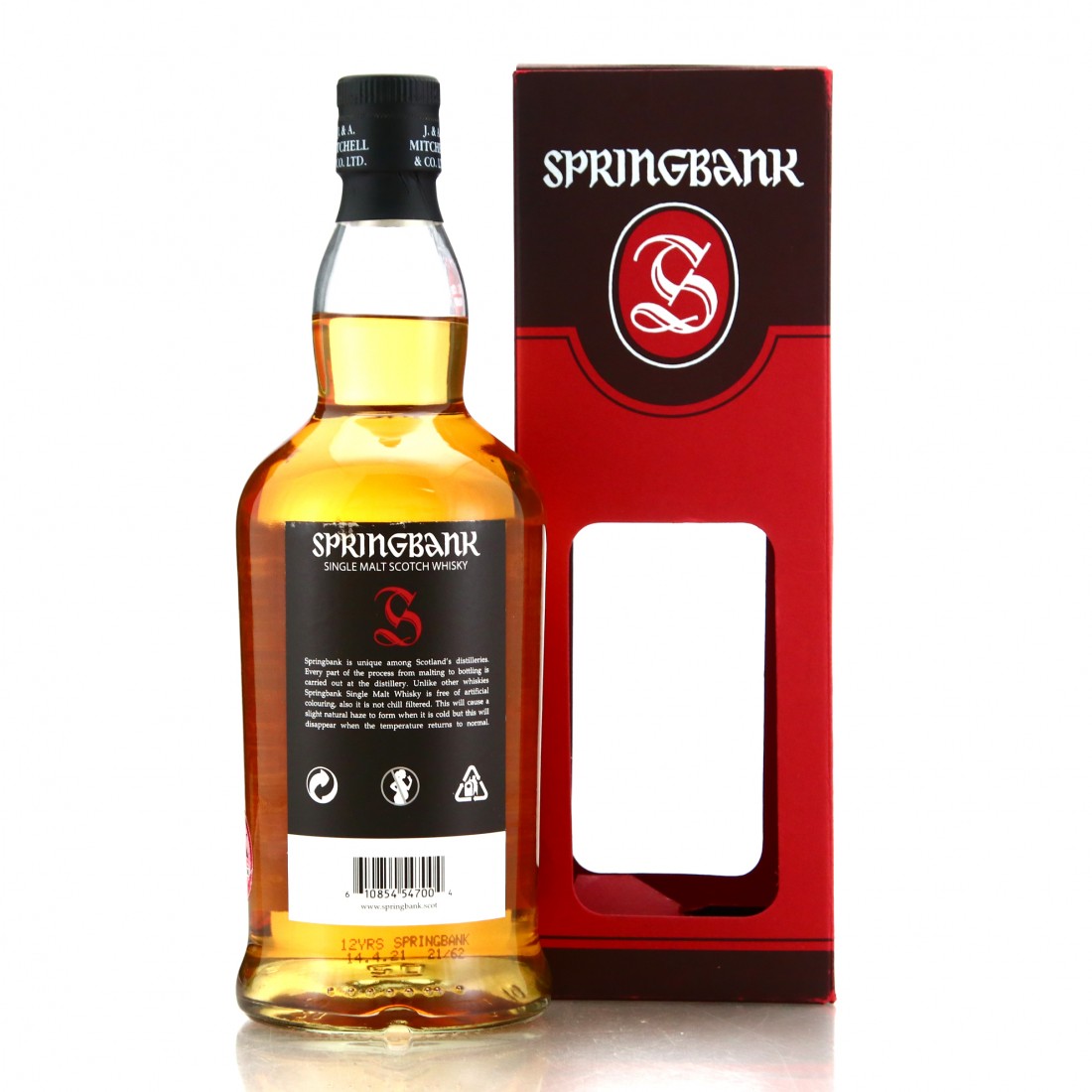Springbank 12 Year Old Cask Strength 2021 / 55.9% | Whisky Auctioneer