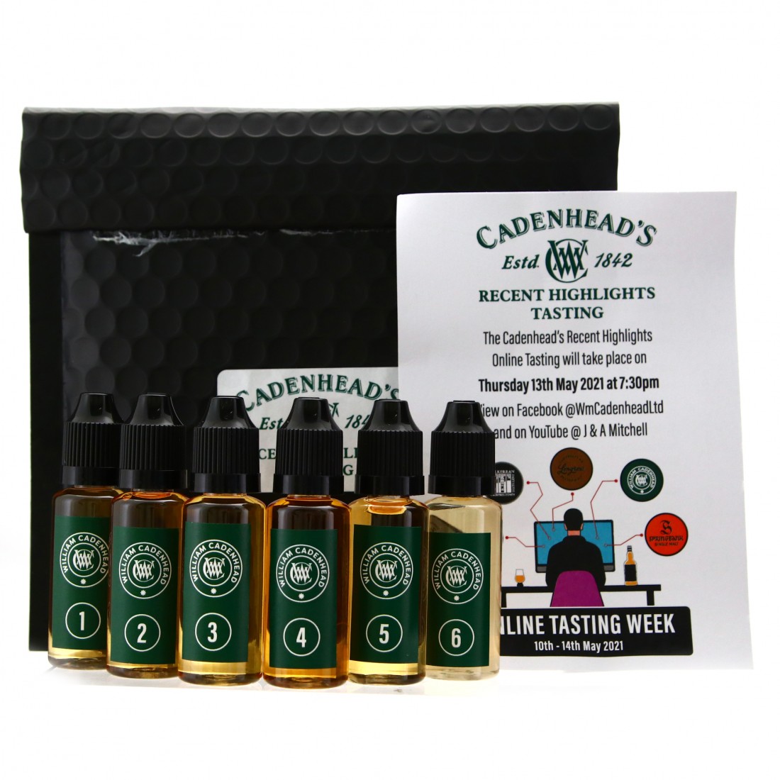 Cadenhead's Virtual Recent Highlights Tasting 2021 Samples x 6 | Whisky ...