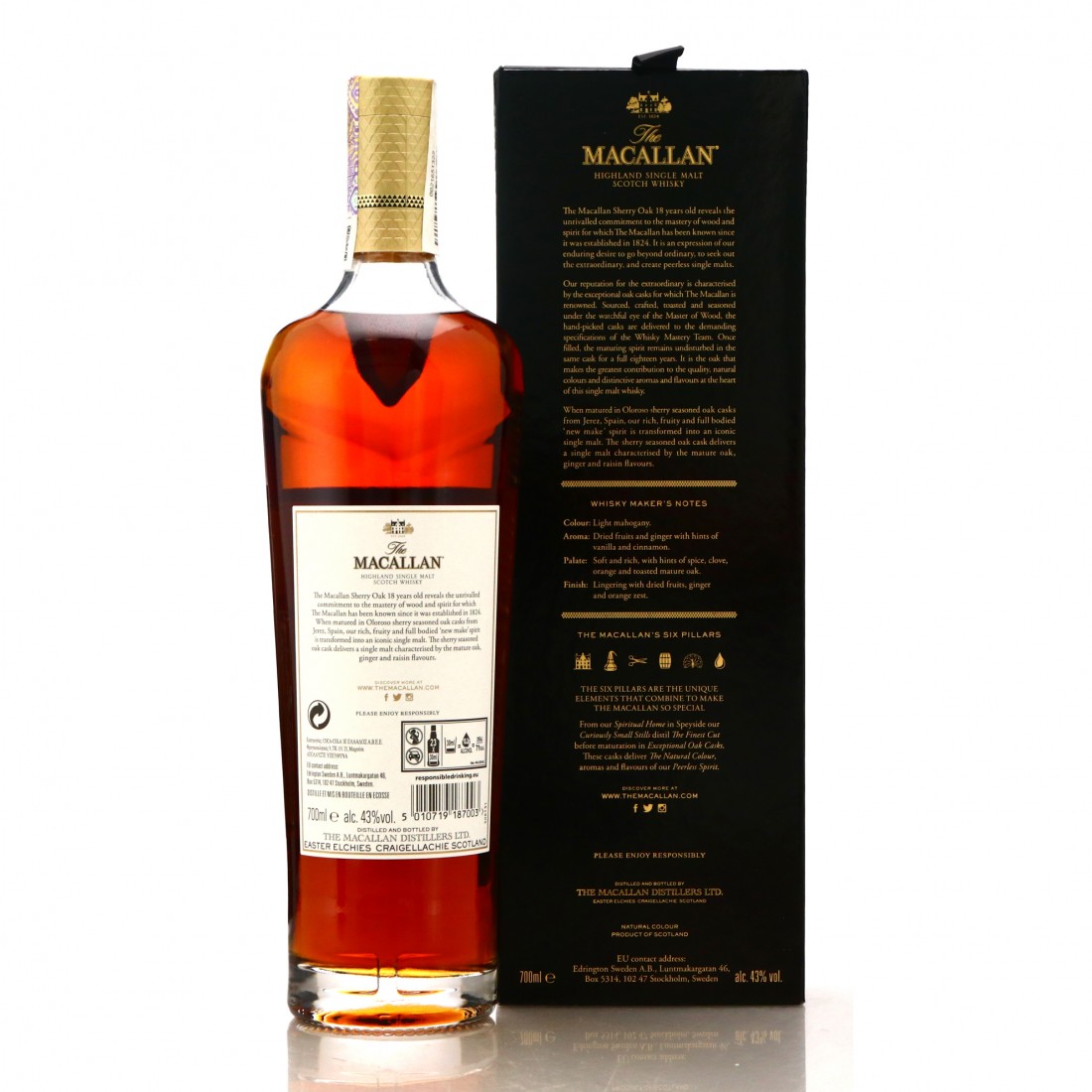 Macallan 18 Year Old Sherry Oak 2021 Release | Whisky Auctioneer