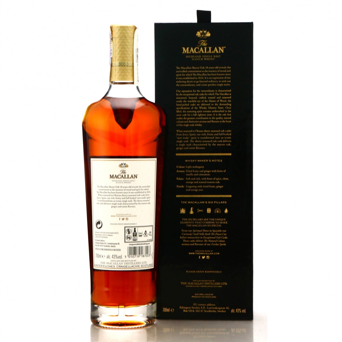 Macallan 18 Year Old Sherry Oak 2021 Release | Whisky Auctioneer