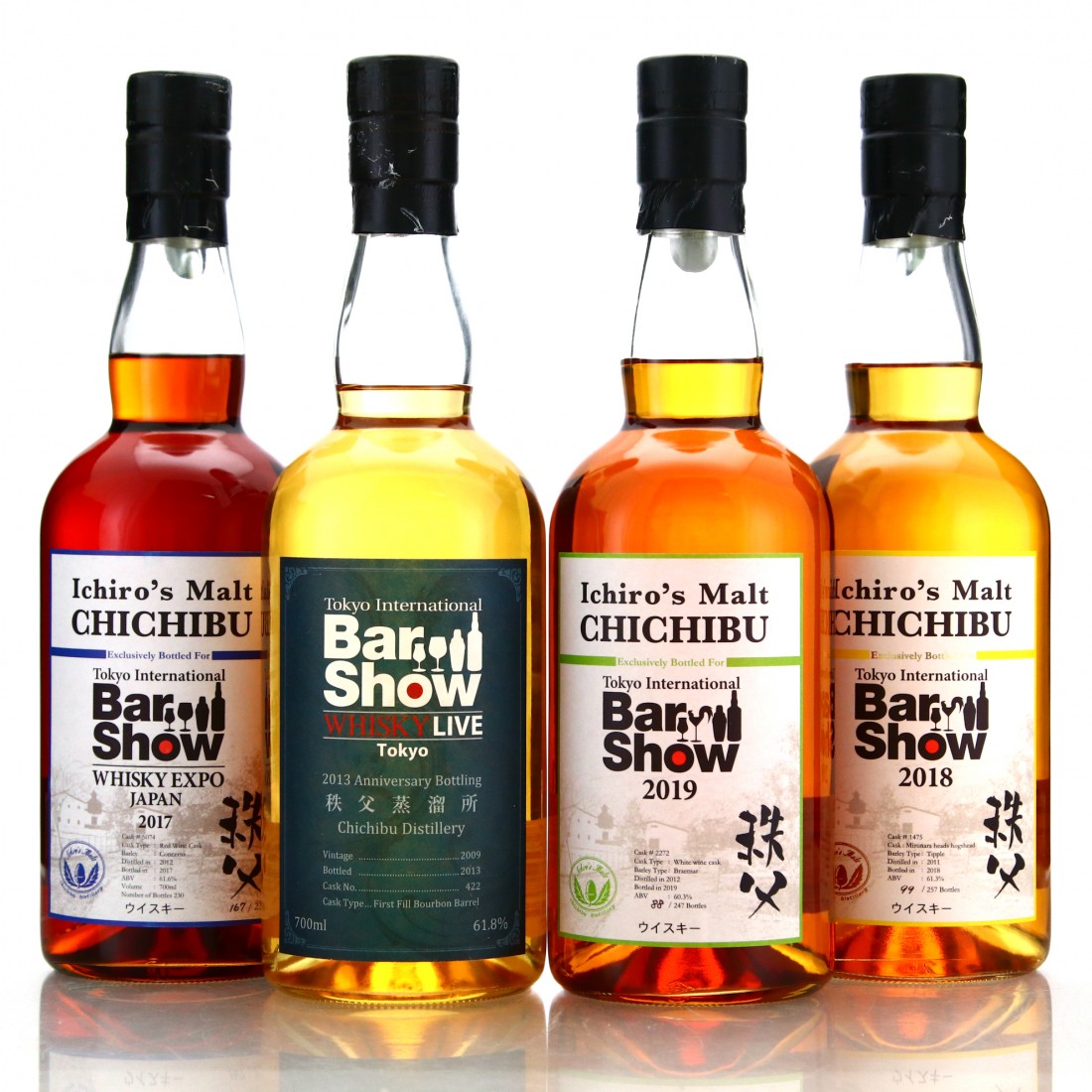 Chichibu Single Cask / Tokyo Bar Show 4 x 70cl | Whisky Auctioneer