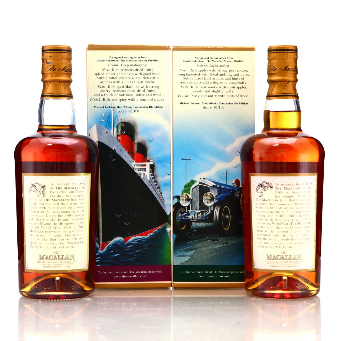 Macallan Decades Selection 2 x 50cl / Forties and Fifties | Whisky ...