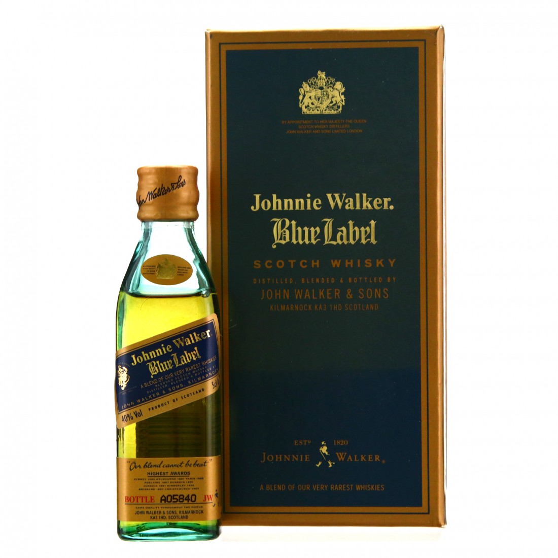 Johnnie Walker Blue Label Miniature | Whisky Auctioneer