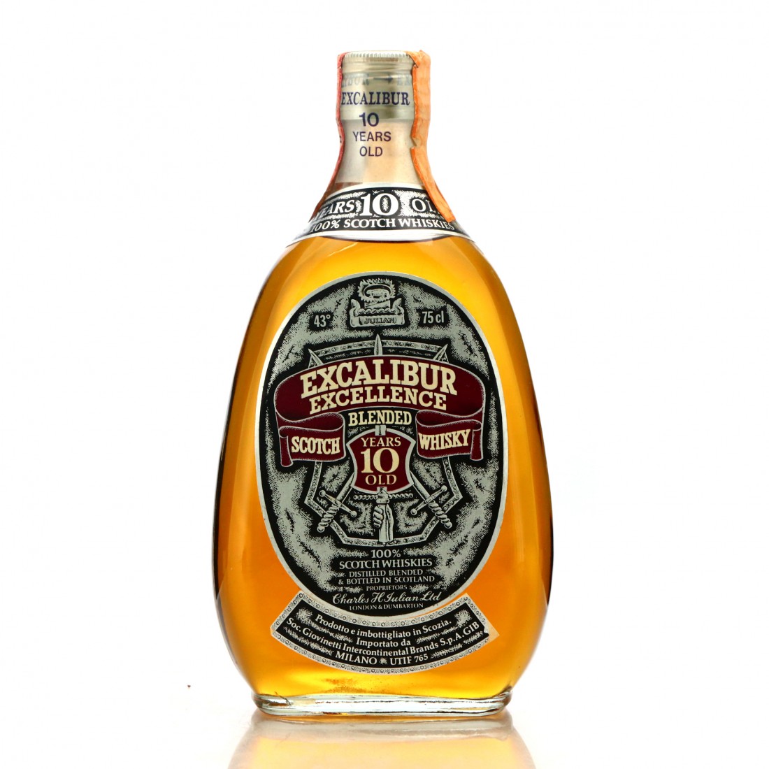 Excalibur Excellence 10 Year Old 1980s / Giovinetti Import | Whisky ...