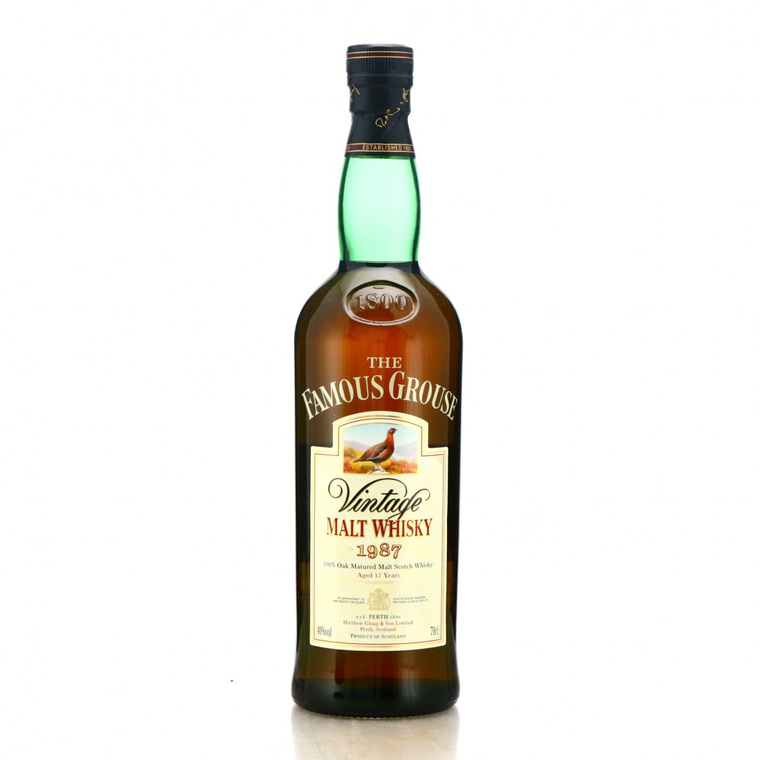 Famous Grouse 1987 Vintage Malt 12 Year Old | Whisky Auctioneer