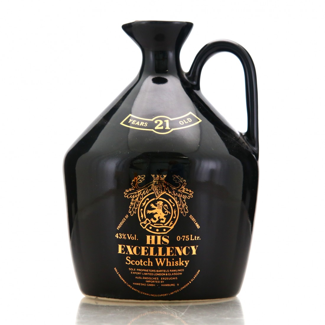 His Excellency 21 Year Old Scotch Whisky Decanter 1980s | Whisky Auctioneer