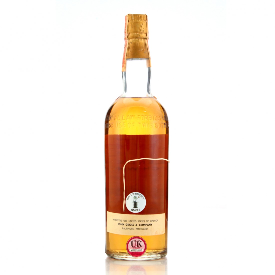 Glen Tosh Blended Scotch Whisky 1940s / US Import | Whisky Auctioneer