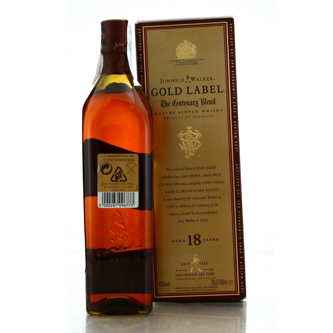 Johnnie Walker Gold Label 18 Year Old Centenary Blend | Whisky Auctioneer