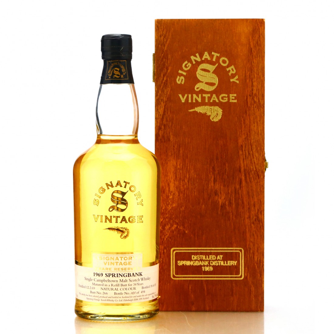 Springbank 1969 Signatory Vintage 34 Year Old Rare Reserve | Whisky ...