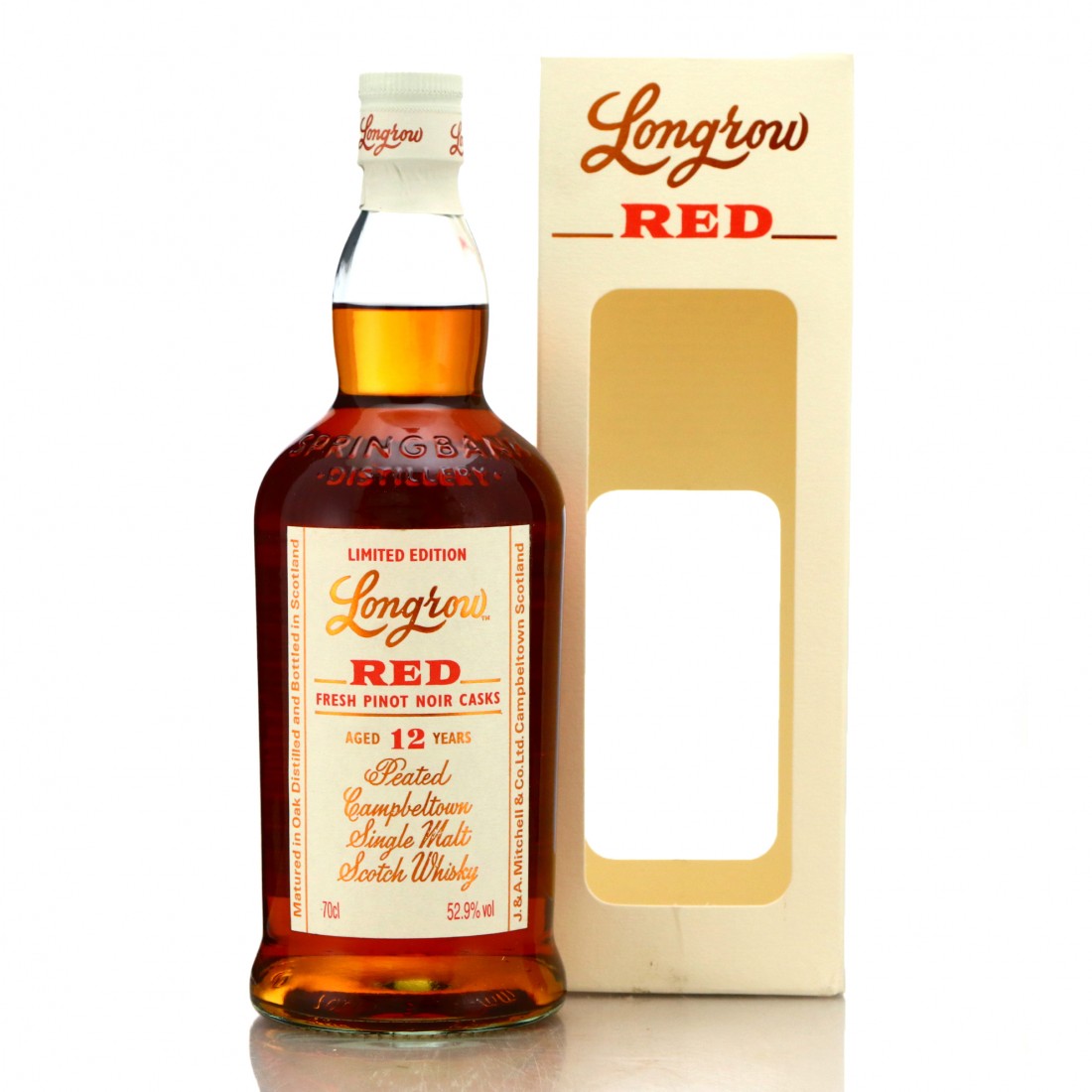 Longrow Red 12 Year Old Fresh Pinot Noir | Whisky Auctioneer