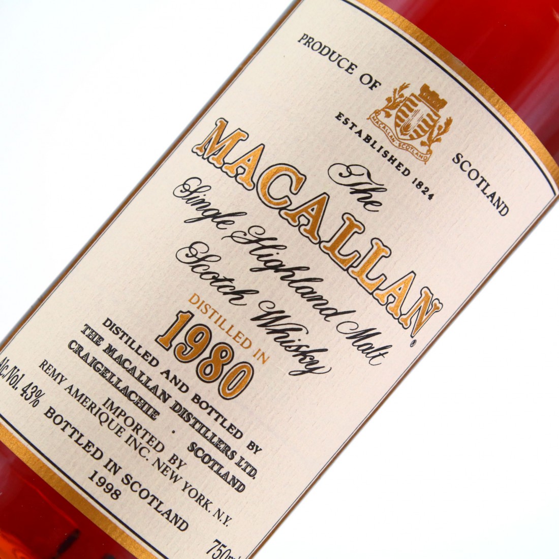 Macallan 1980 18 Year Old 75cl / US Import | Whisky Auctioneer