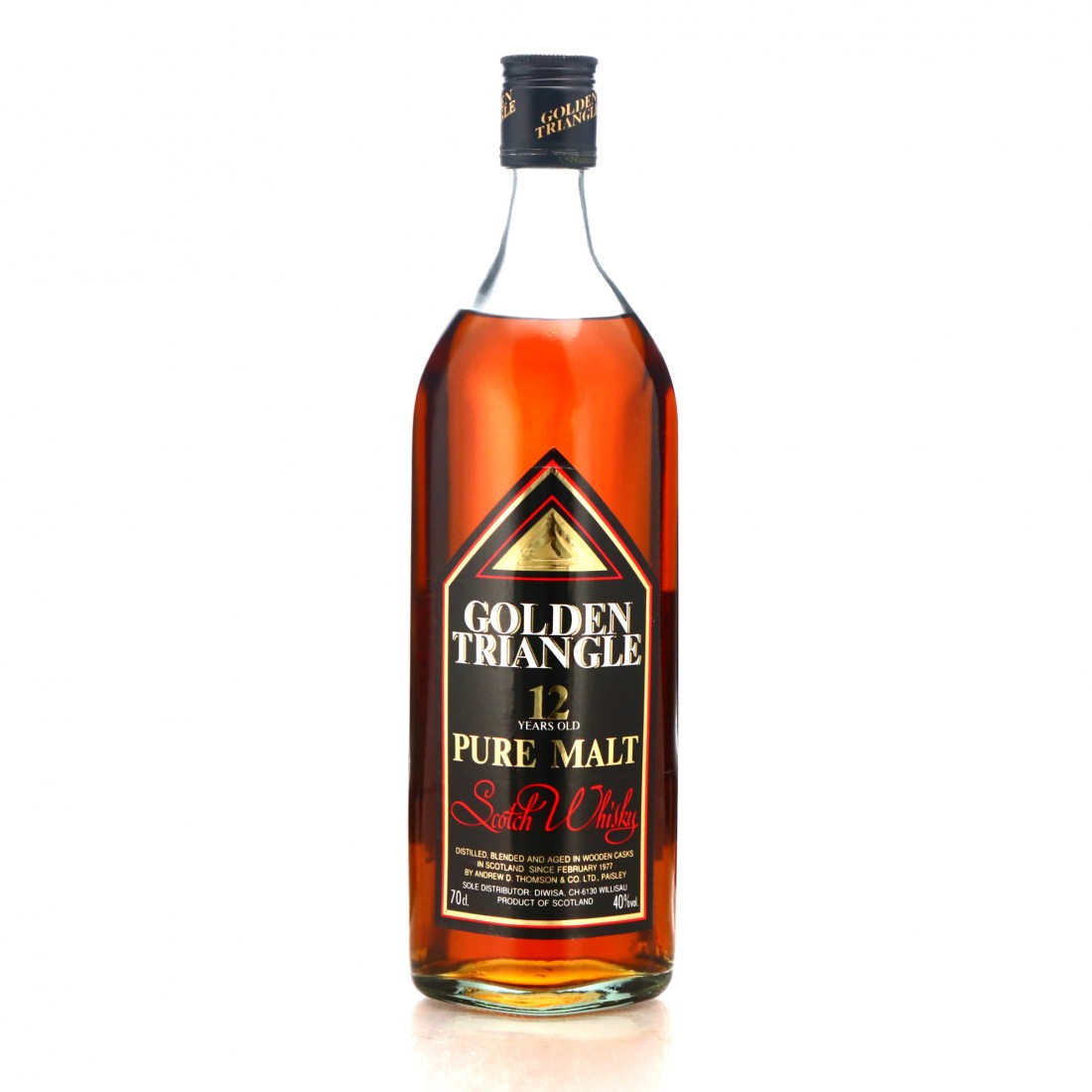Golden Triangle 12 Year Old Pure Malt 1990s | Whisky Auctioneer
