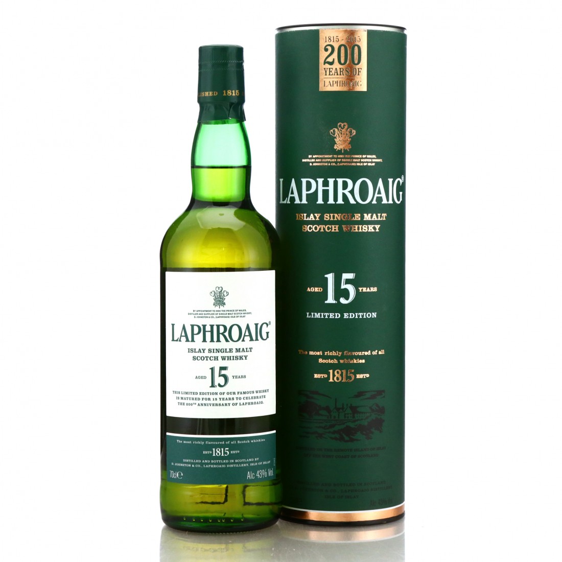 Laphroaig 15 Year Old 200th Anniversary Limited Edition | Whisky Auctioneer